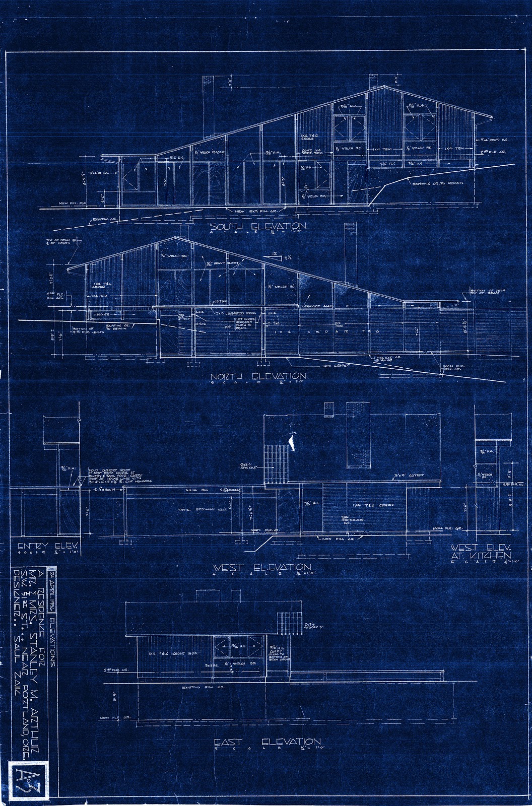 Scraping the 80's off a Mid-Century Saul Zaik: The Original Blueprints