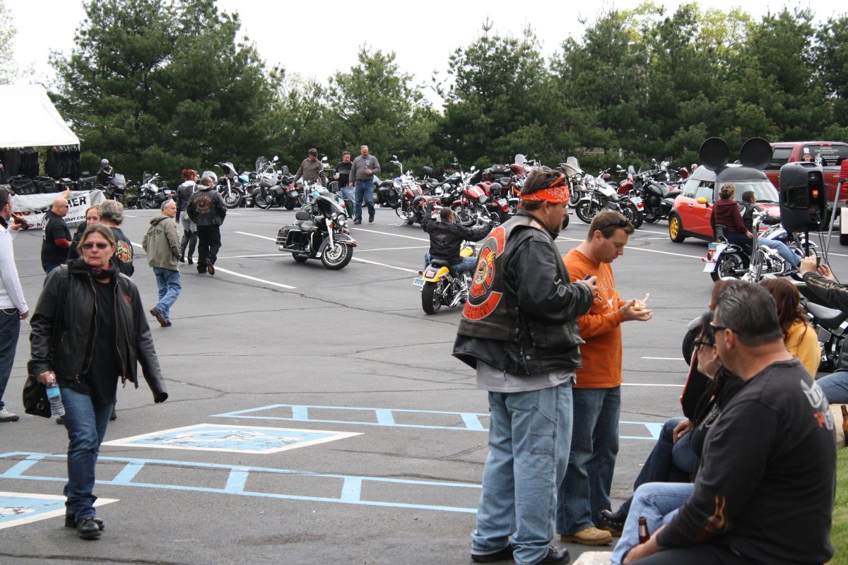 Beard in the Wind - New London MC: Renegade Knights Bike Blessing 2012