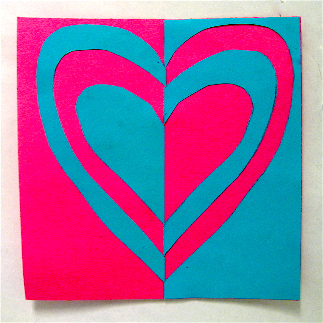 Let's Be Art Smart!: 4th Grade- Symmetrical Hearts