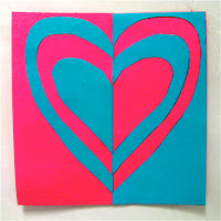 Let's Be Art Smart!: 4th Grade- Symmetrical Hearts