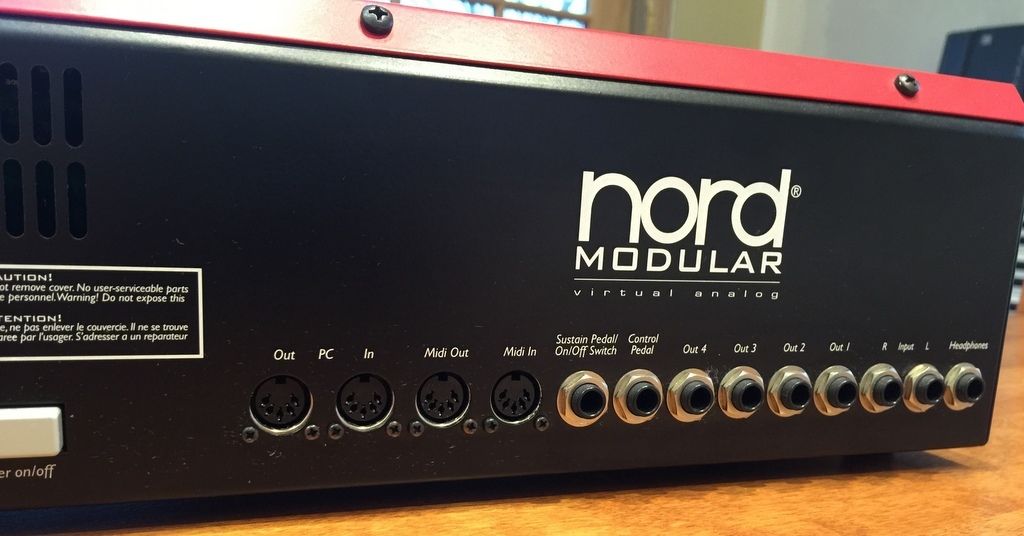 MATRIXSYNTH: Clavia Nord Modular Rack SN 20011176