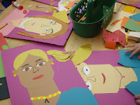 Olive ART! Do You???: Cut Paper Portraits