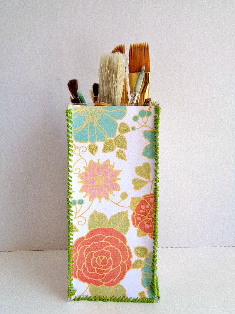 DIY: Laminated Paper Boxes - Running With A Glue Gun