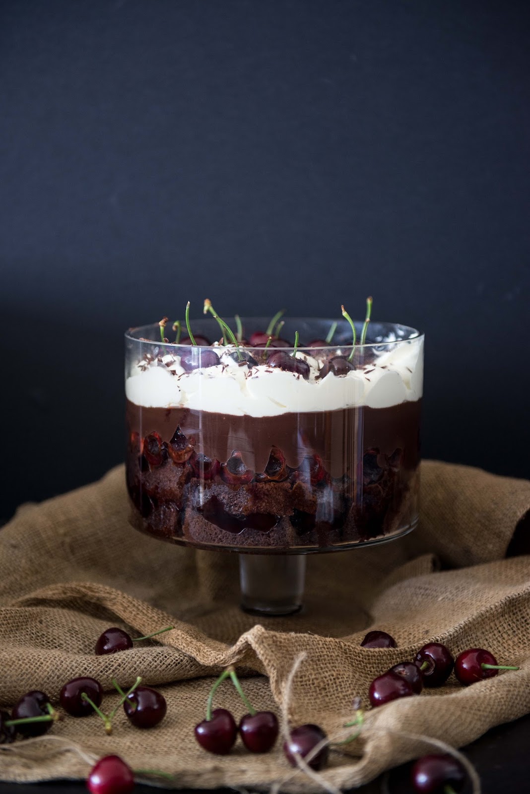 A Chocolate Cherry Trifle Celebration | Mia Loves Pretty