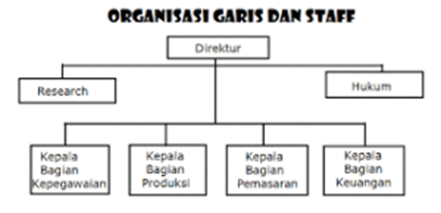 Faniherman: Struktur Organisasi Lini dan Staf