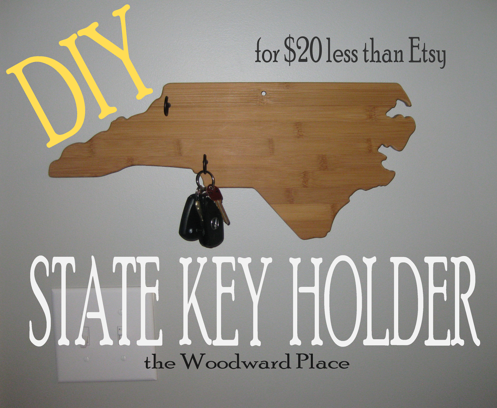 the Woodward Place: DIY State Key Holder