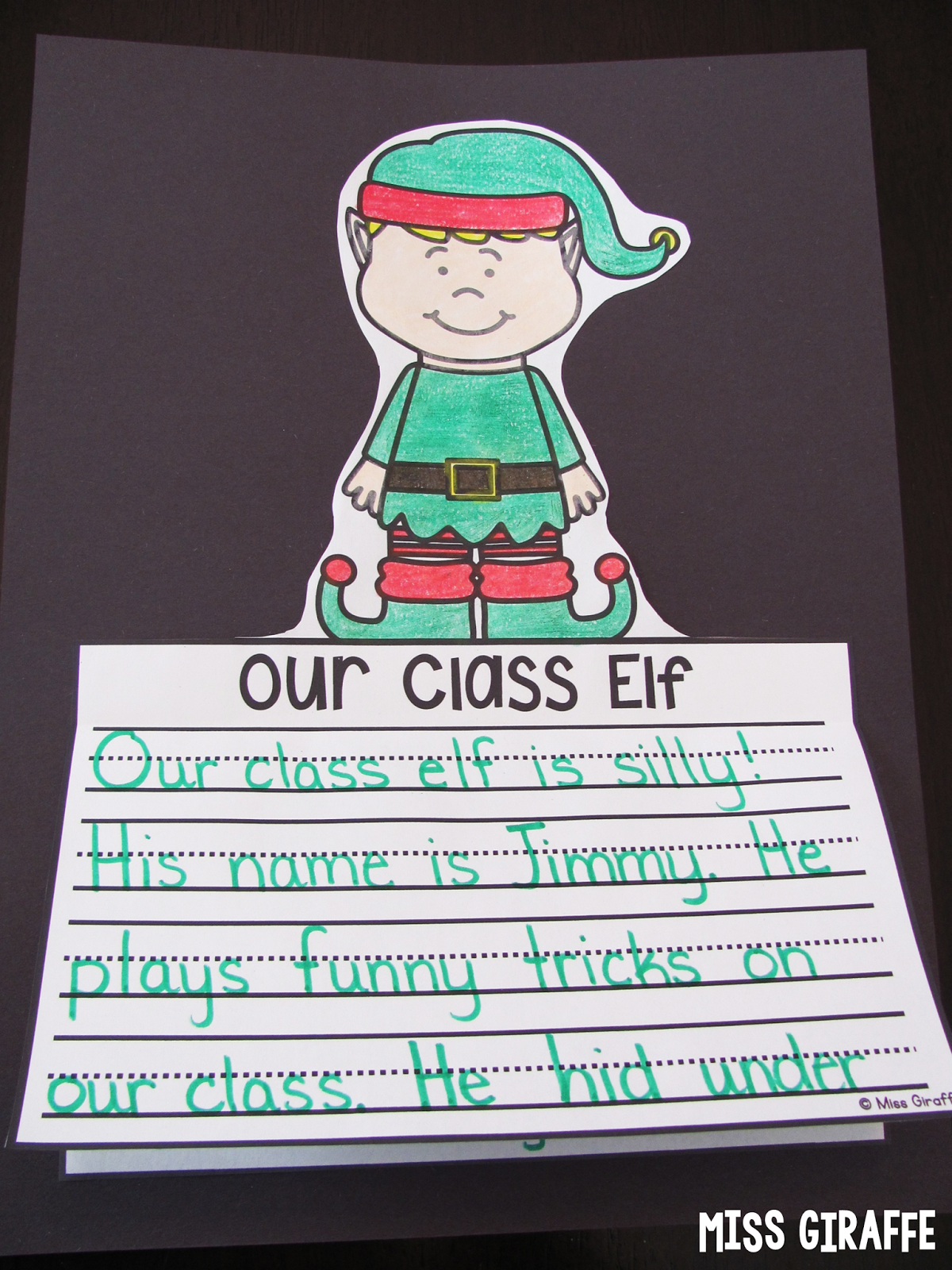 Miss Giraffe's Class: December Writing Crafts