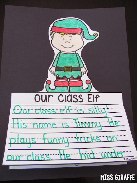 Miss Giraffe's Class: December Writing Crafts