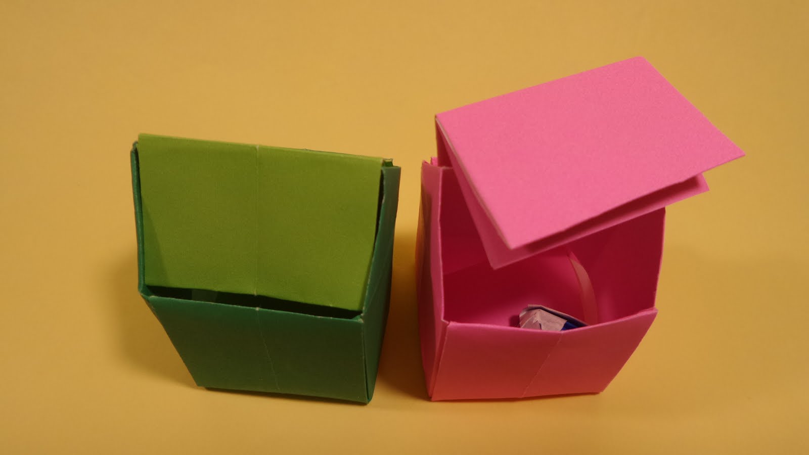 MAY origami: 미니 쓰레기 종이접기 - Origami Confetti Mini trash can