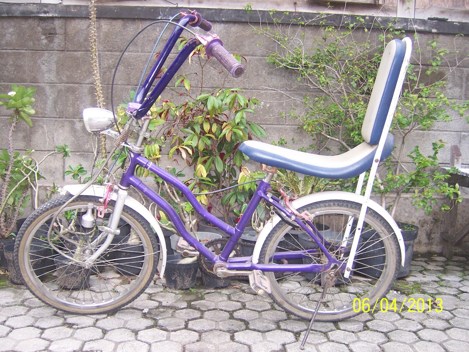 Warung Jadul dan antik: Sepeda low rider ungu - Terjual / sold
