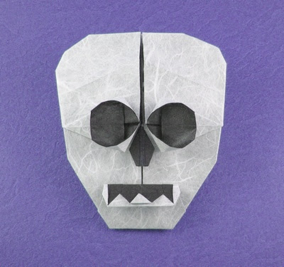 origami Skull Barbour 3D ~ origami instructions art and craft ideas