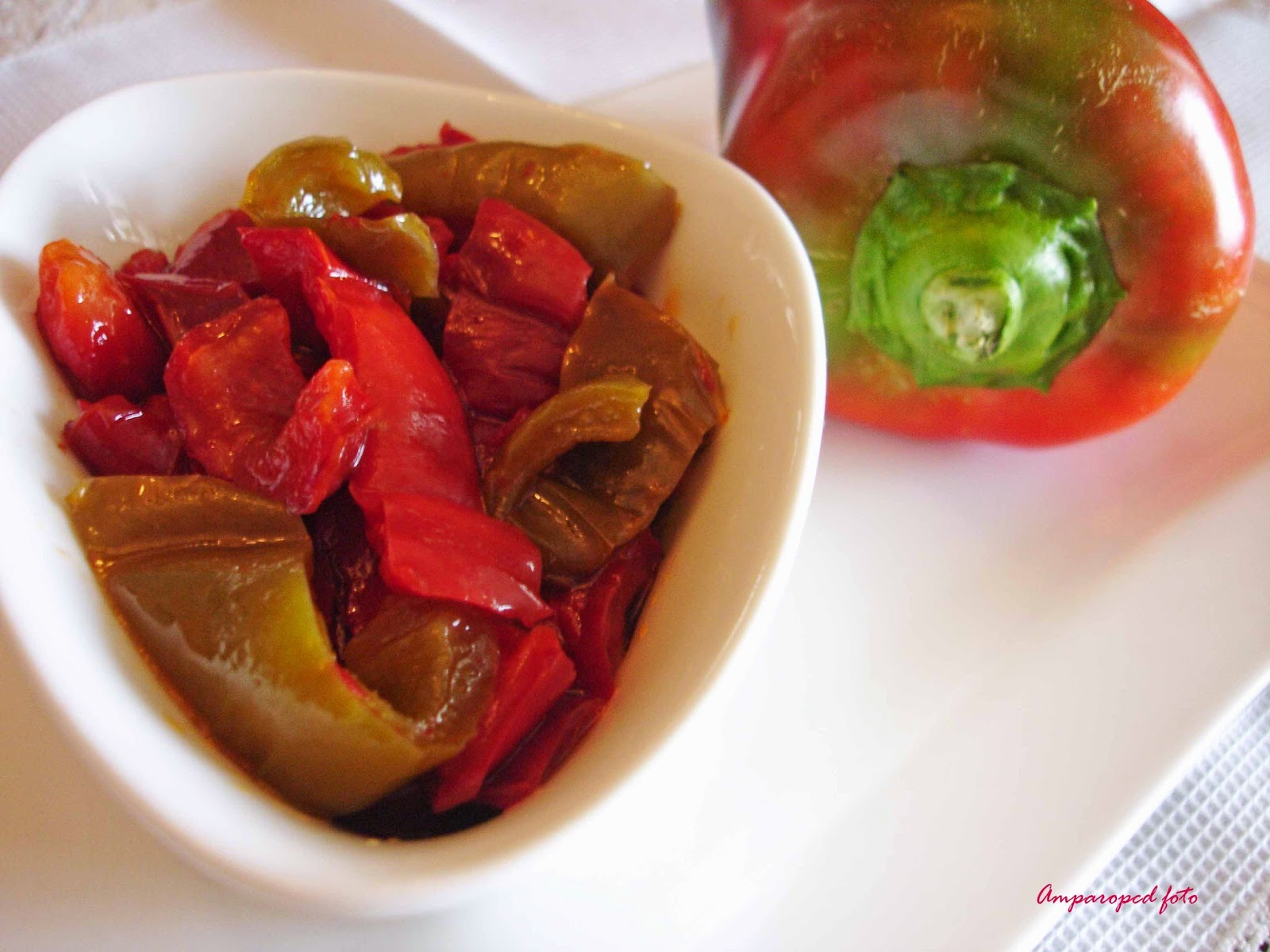 Cocinando en casa: Pimientos morrones fritos