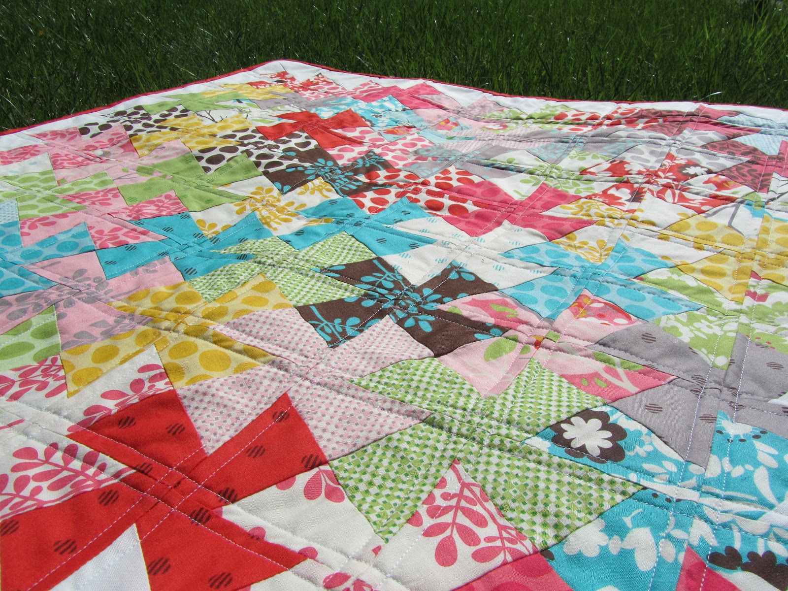 A Quilting Jewel: Twister Quilt Finished!