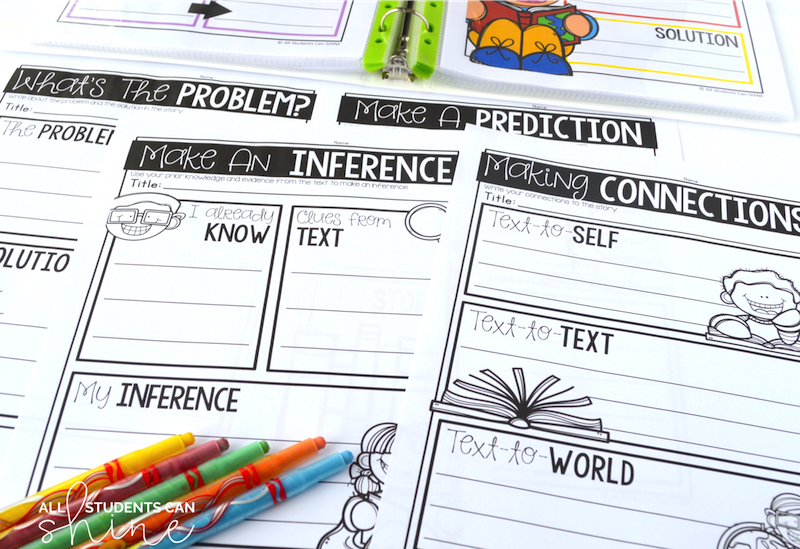 Guided Reading - Comprehension Skills - All Students Can Shine