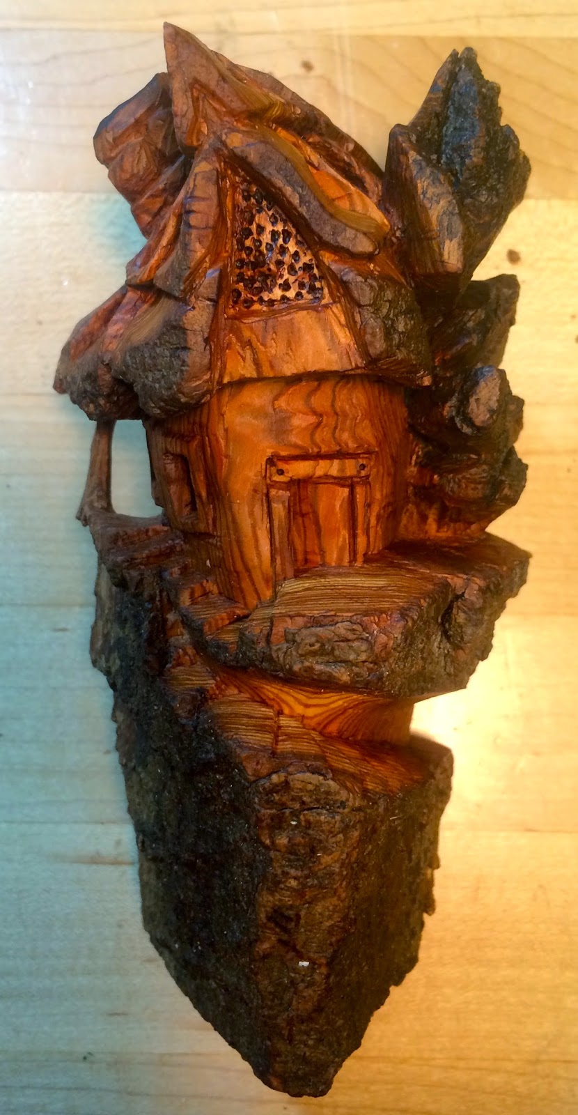 Whittle Bits: Cottonwood Bark Carving