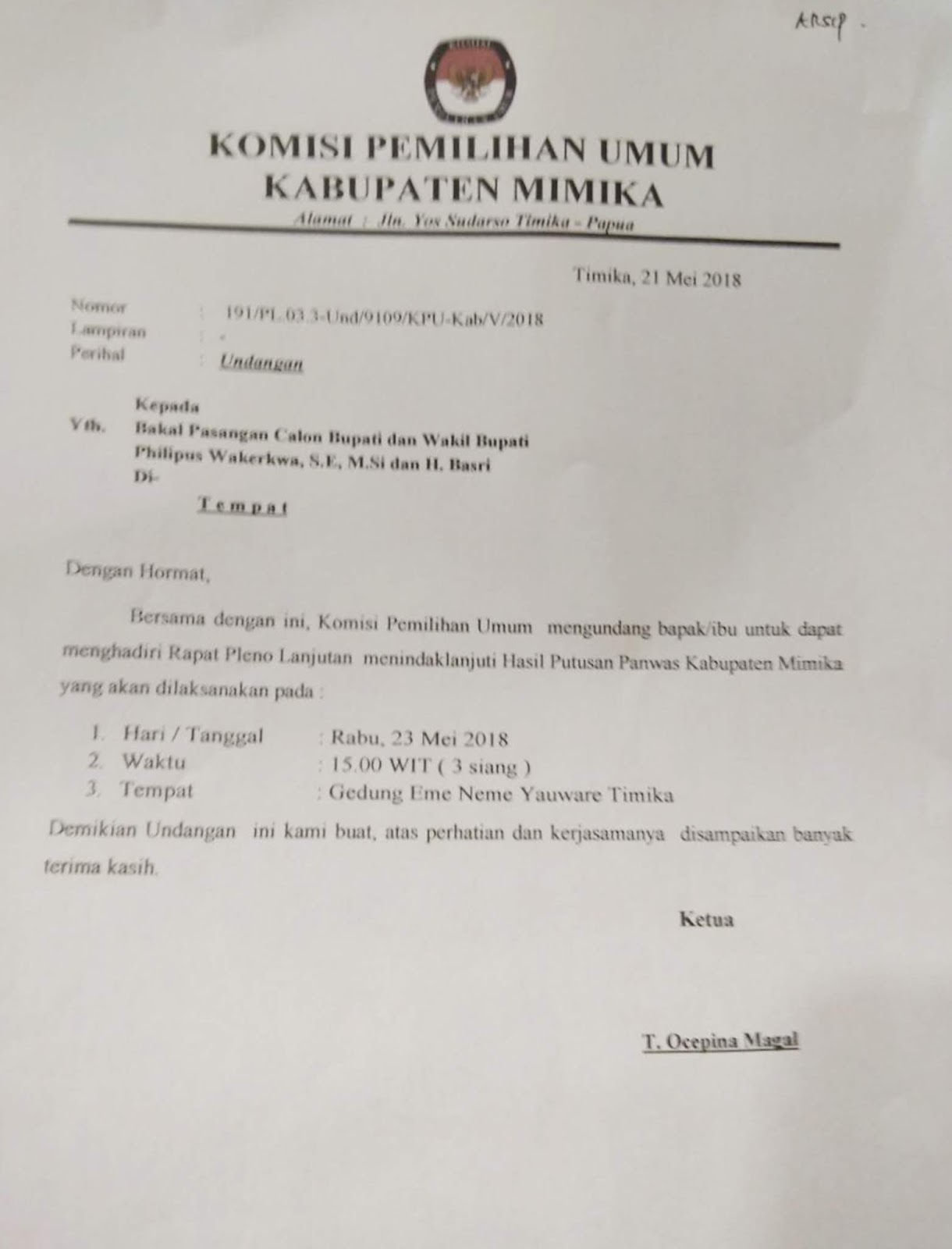 Surat Menteri Keuangan Nomor S 118mk022016 - Kumpulan Surat Penting