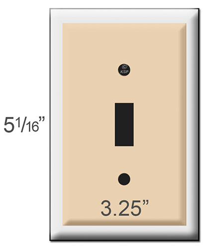 Kyle Switch Plates: Odd Sized Light Switch Plates & Outlet Cover Solutions