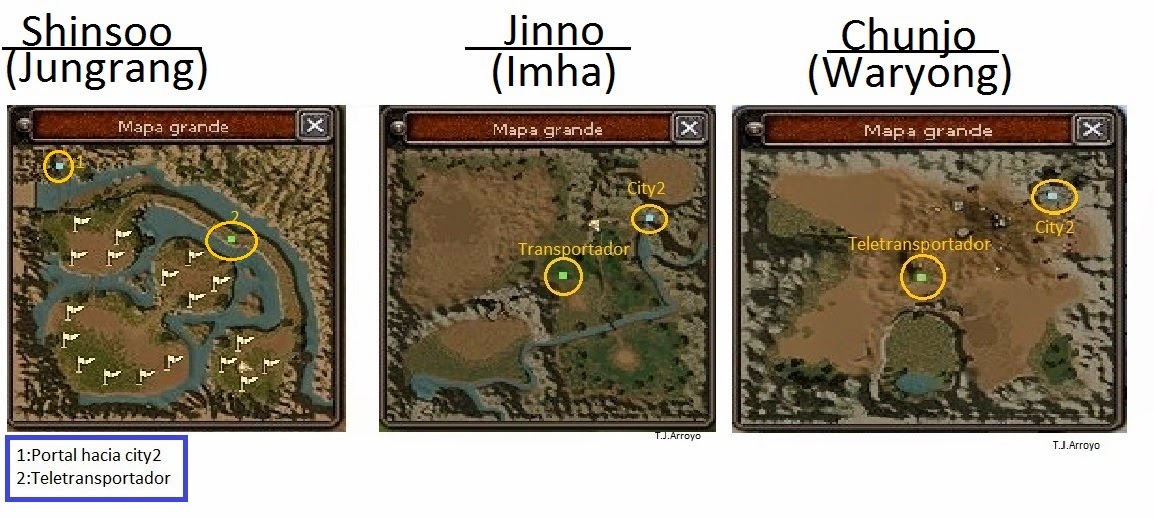 Guía Metin2.es-TJ : 10-Mapas
