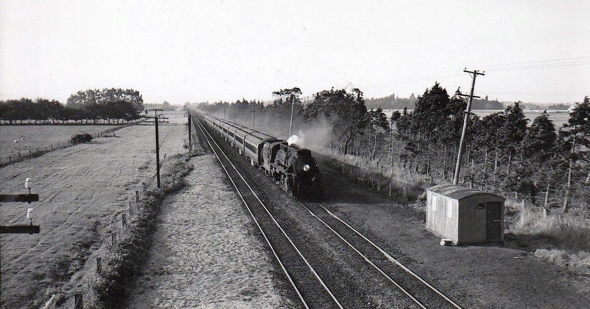 transpress nz: NZR J class 4-8-2 with a Main Trunk Express near ...