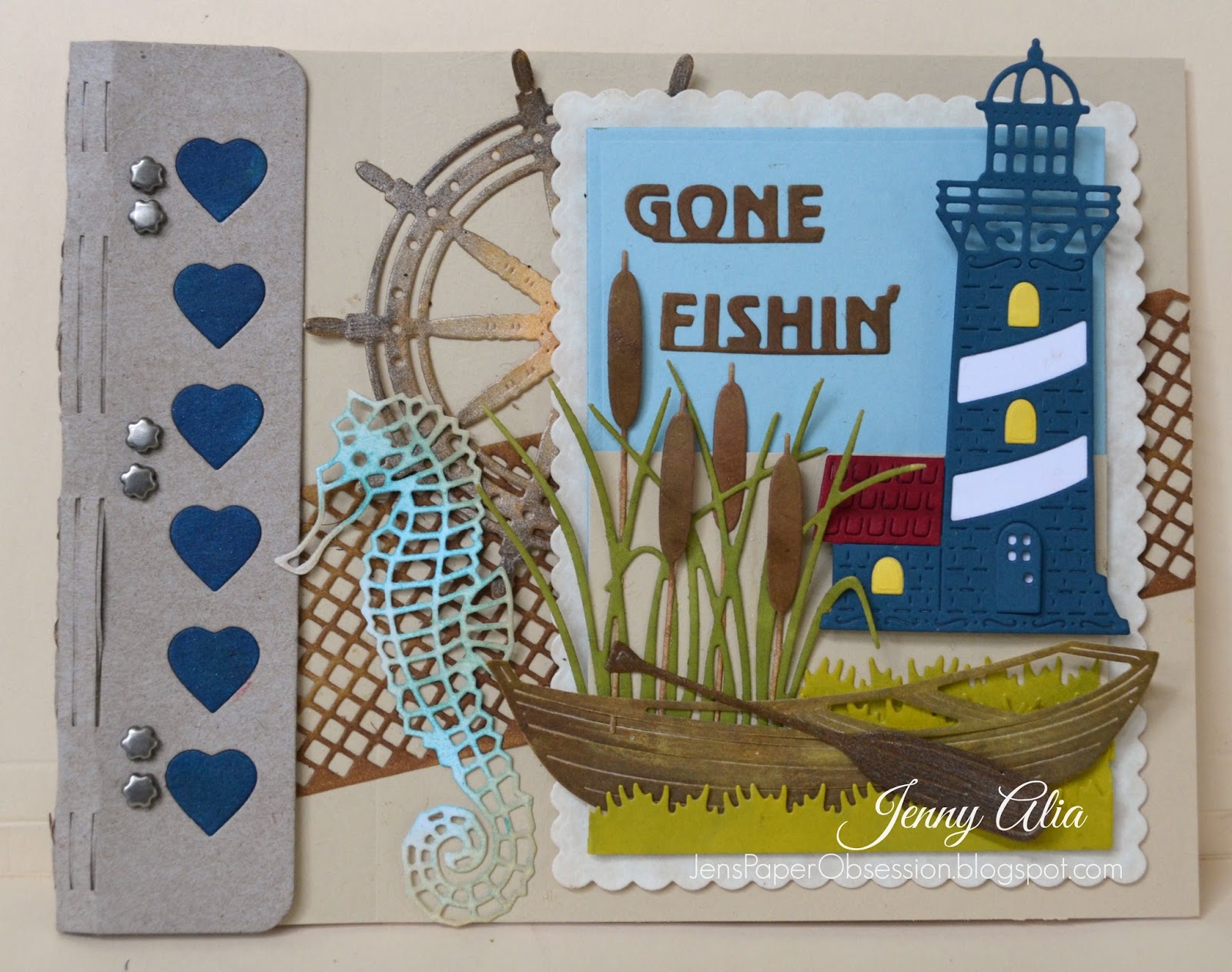 Jen's Paper Obsession: Cheery Lynn Gone Fishing Memory Book