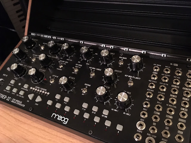 MATRIXSYNTH: Moog Mother 32 Synthesizer with Two Tier Rack and Moog ...