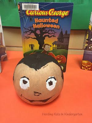 Herding Kats in Kindergarten: Red Ribbon Week Doors & Character Pumpkins!