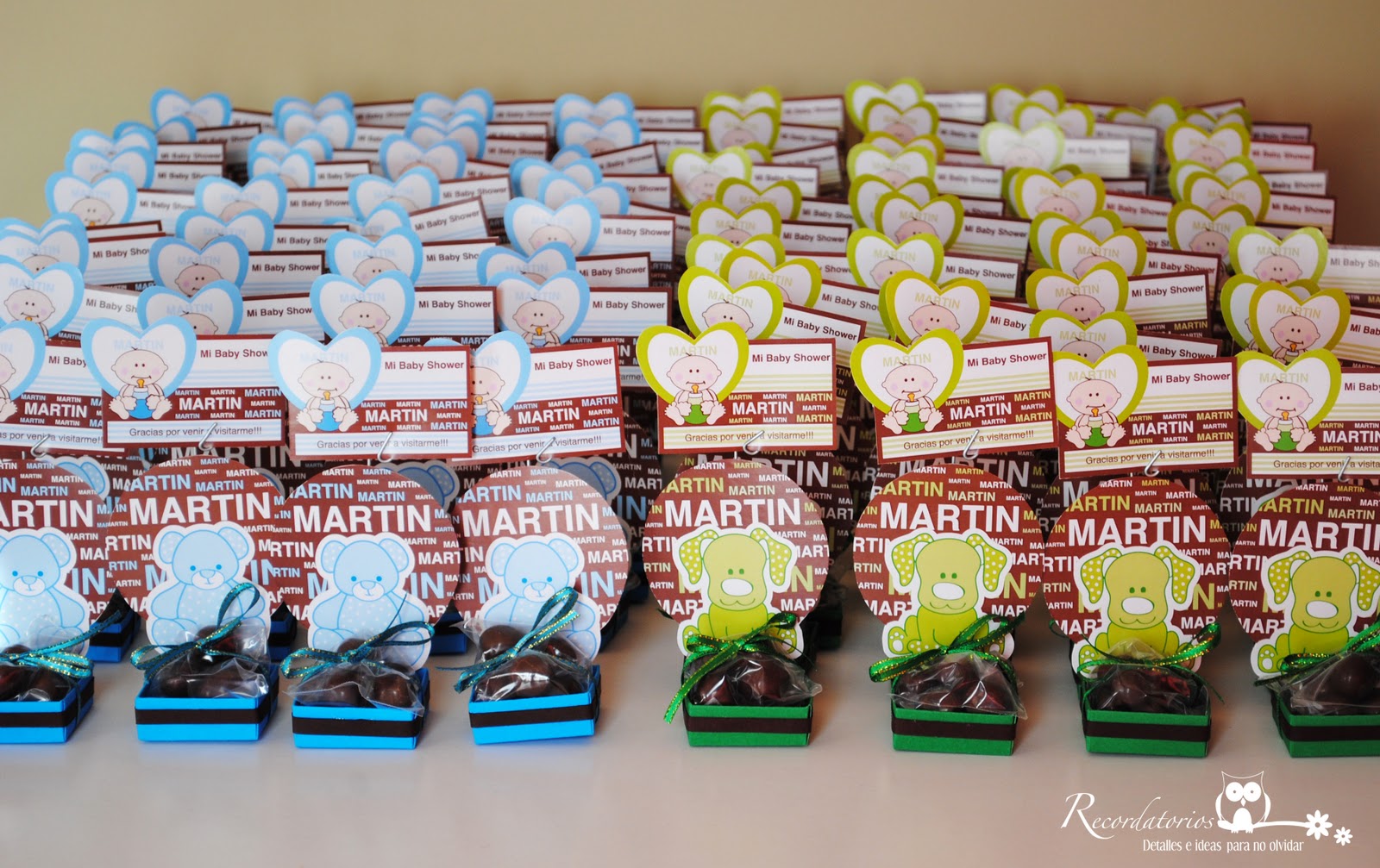 "Recordatorio" detalles e ideas para no olvidar: Baby Shower Martín