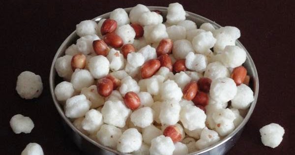 Vidyas Veg Recipes: Sabudana chivda recipe - Fried sago and ground nut ...