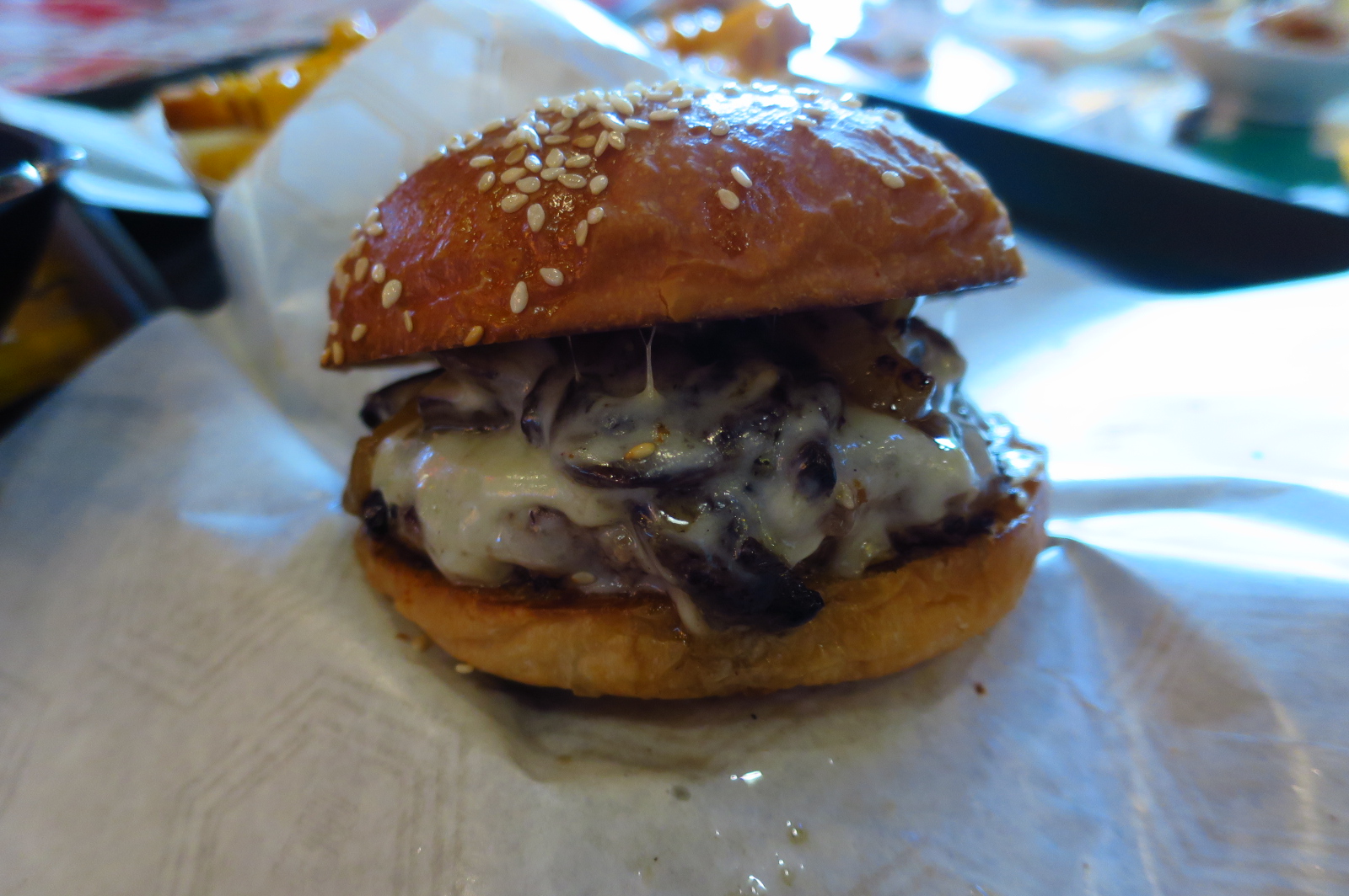 Small Potatoes Make The Steak Look Bigger: Magic Shrooms Burger from ...