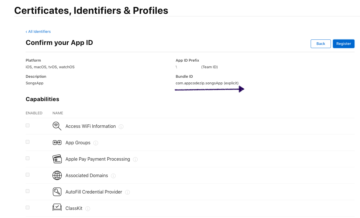 How to Create an App ID and Bundle Identifier for your iOS App in Xcode 11 (2020)