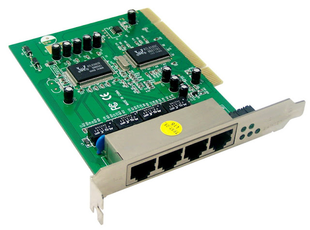 Rhinoco 4 Port PCI Ethernet Switch Card
