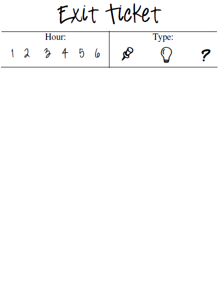 Teaching Statistics: Warmups and Closures