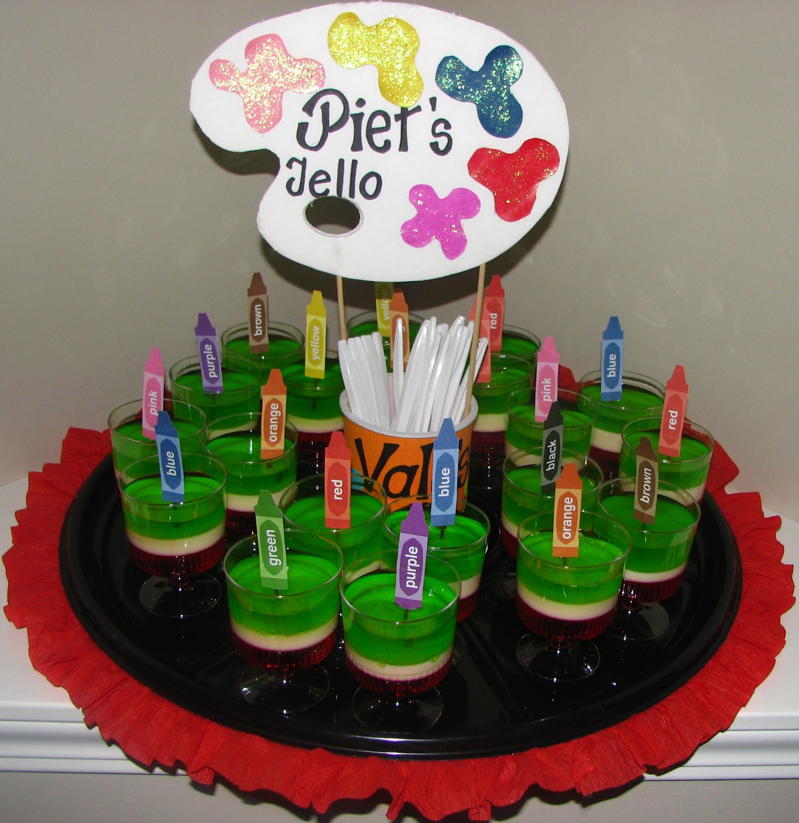 Utopia Party Decor: Jello