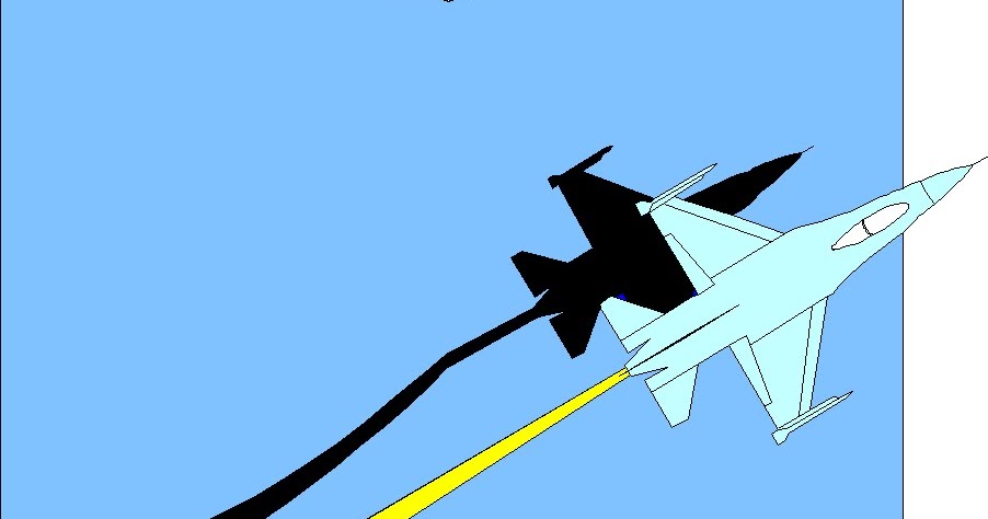 Fighter jet and tail