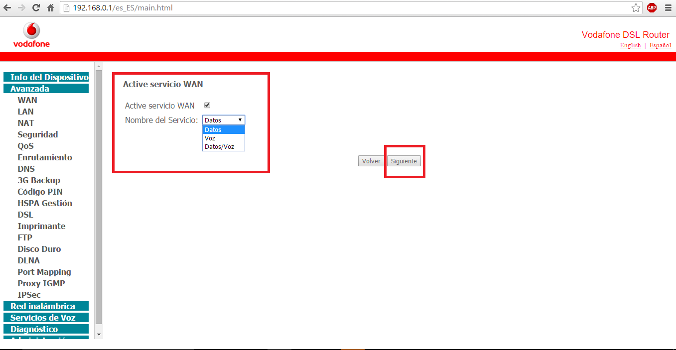 Configurar router Huawei HG556a para Pepephone - Jota informatica