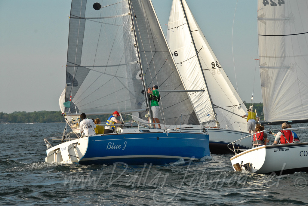 Downwind race sequence