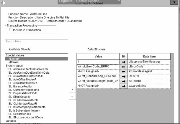 Technical Corner: JD Edwards UBE - Create Flat/CSV file