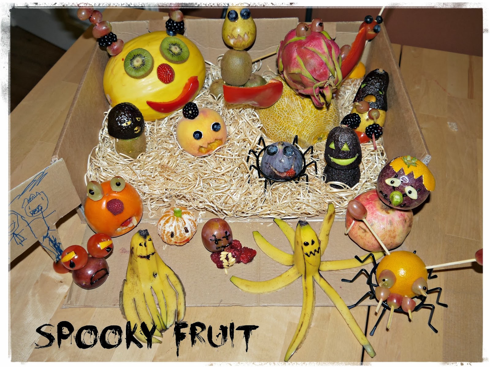 Inside the Wendy House: Our Spooky Fruit Monster Party #spookyfruit