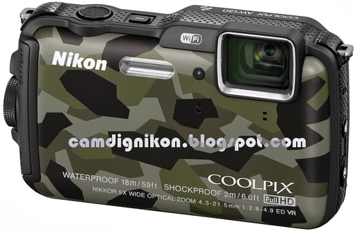 Harga Kamera Nikon Coolpix AW120 Waterproof Terbaru | Nikon Digital Camera