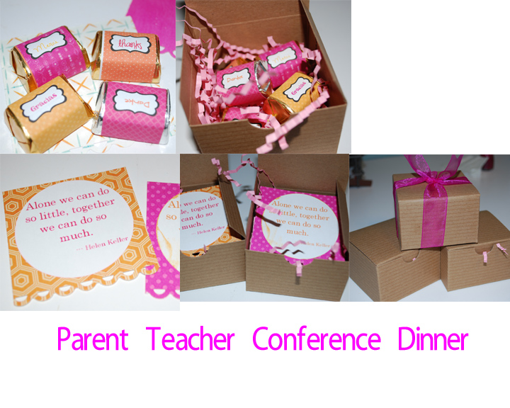 A Creative Day: Parent Teacher Conference Dinner
