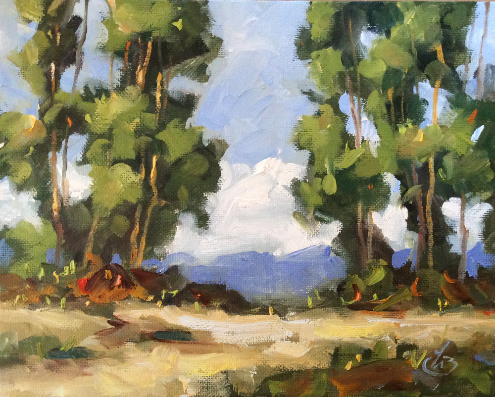 TOM BROWN FINE ART: CALIFORNIA IMPRESSIONIST LANDSCAPE by TOM BROWN
