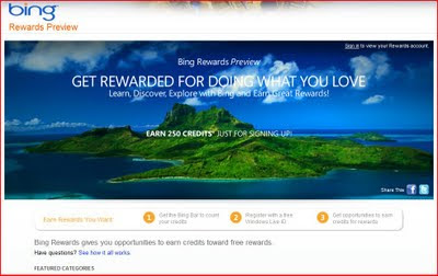 Bing Rewards Preview | Free Cash For Life