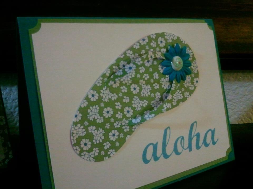 Craft Fabulous!: Aloha Slippahs