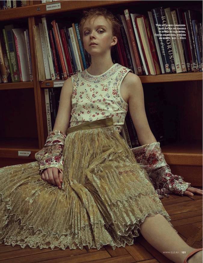 The Frivolous Bibliophile: Lily Nova by Marianna Sanvito for Elle ...