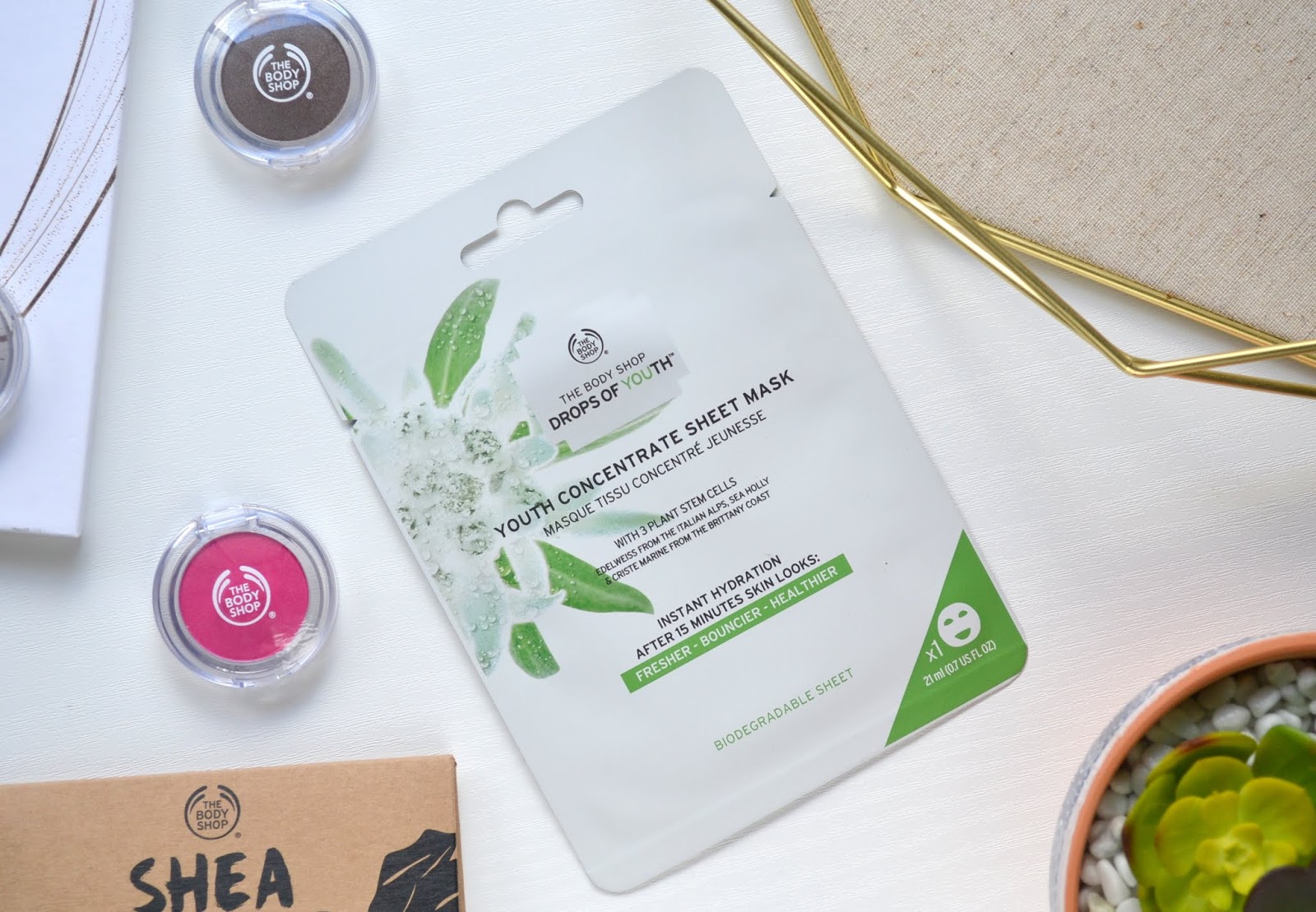 SHEET MASK | The Body Shop Youth Concentrate Sheet Mask | Cosmetic ...