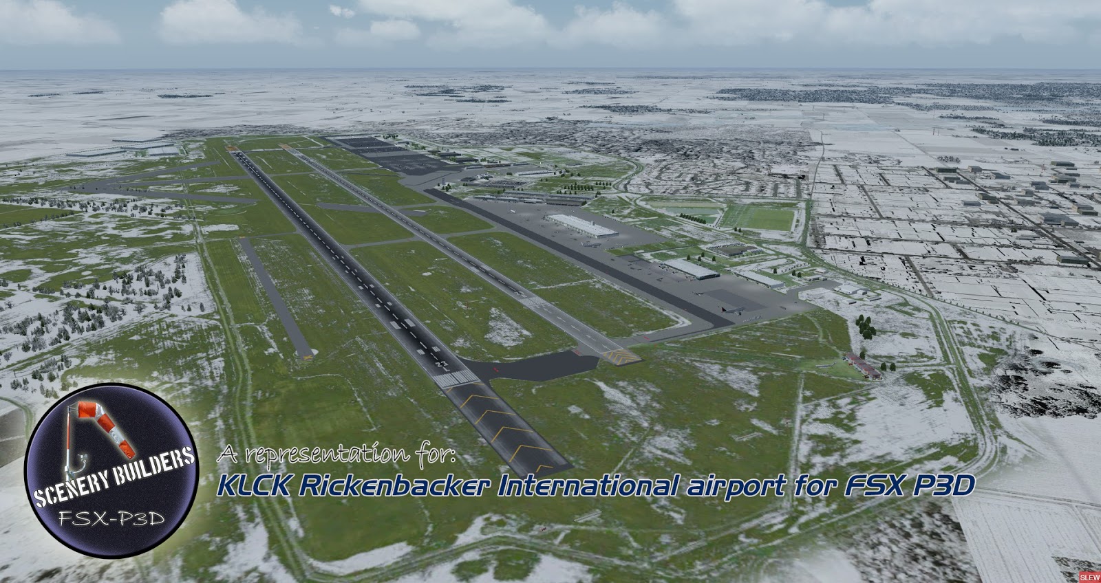 FSX, P3D, MSFS scenerybuilders.: KLCK Rickenbacker International ...