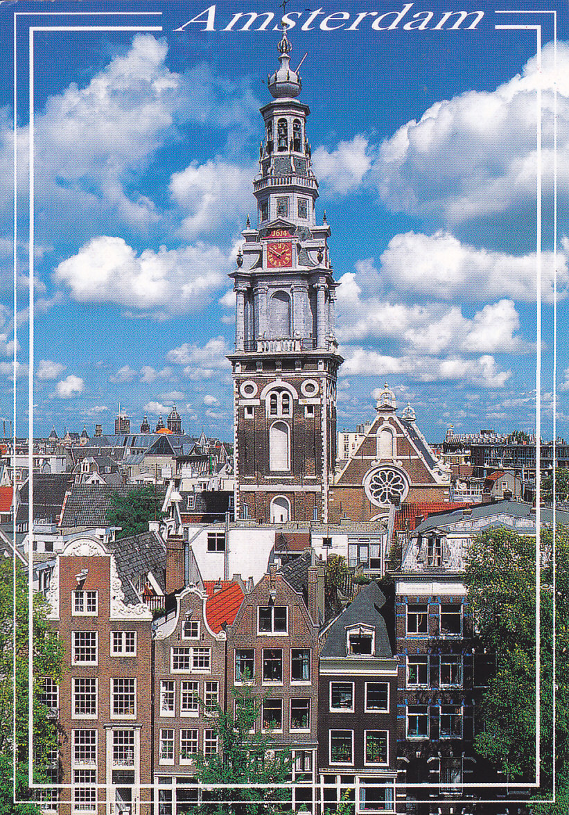 My World-wide postcard: Amsterdam with attractive postcrossing stamp