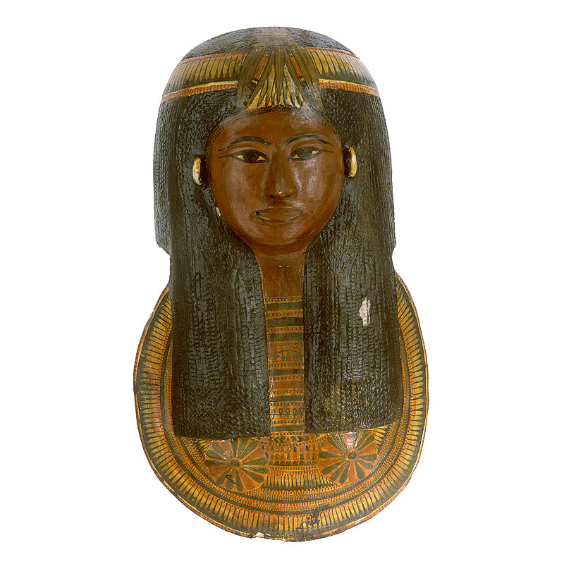 Imagenes de Egipto: Cartonnage Mummy Mask of Isis