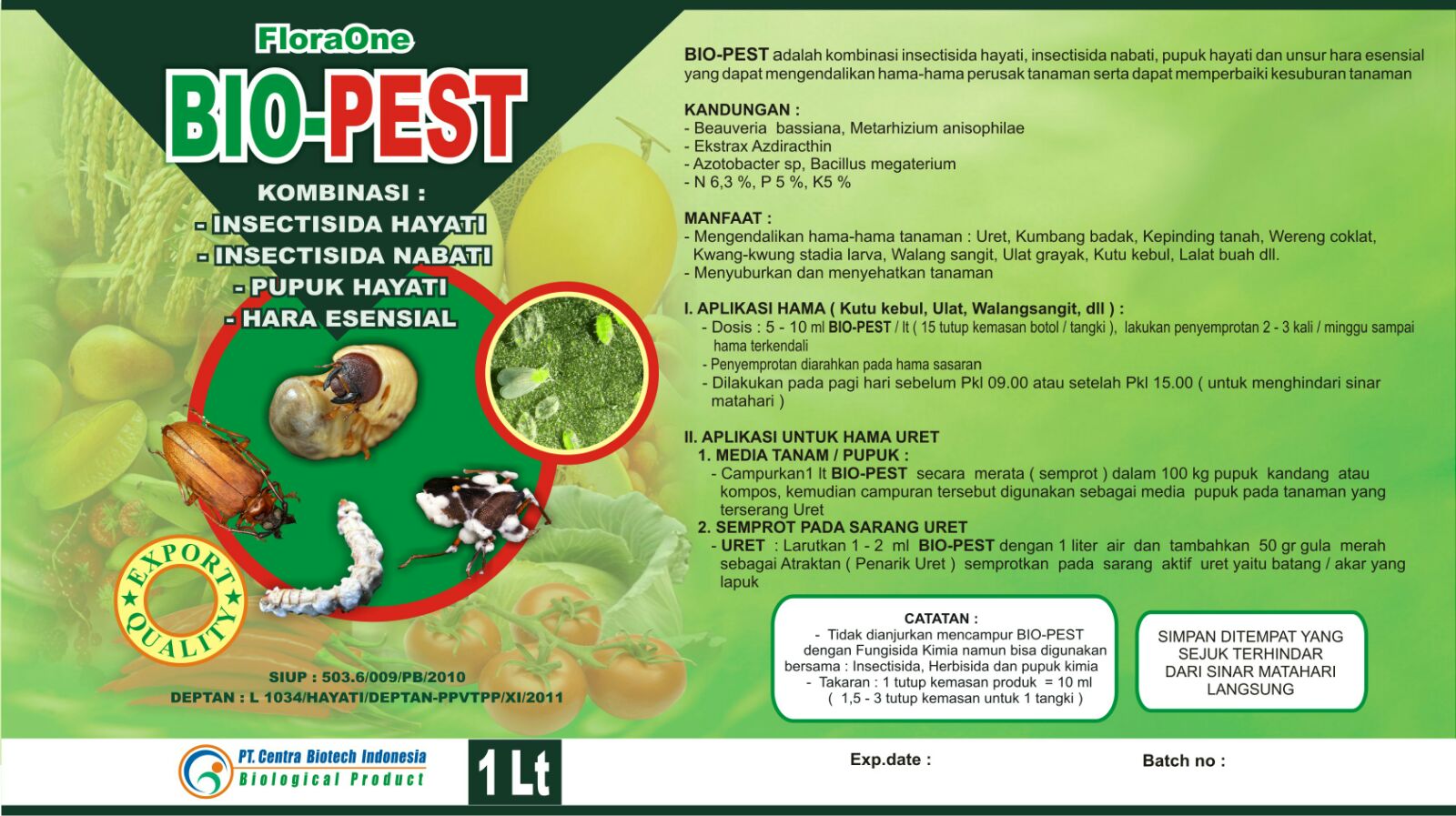 PESTISIDA NABATI | PESTISIDA HAYATI | PRODUSEN | JUAL | DISTRIBUTOR