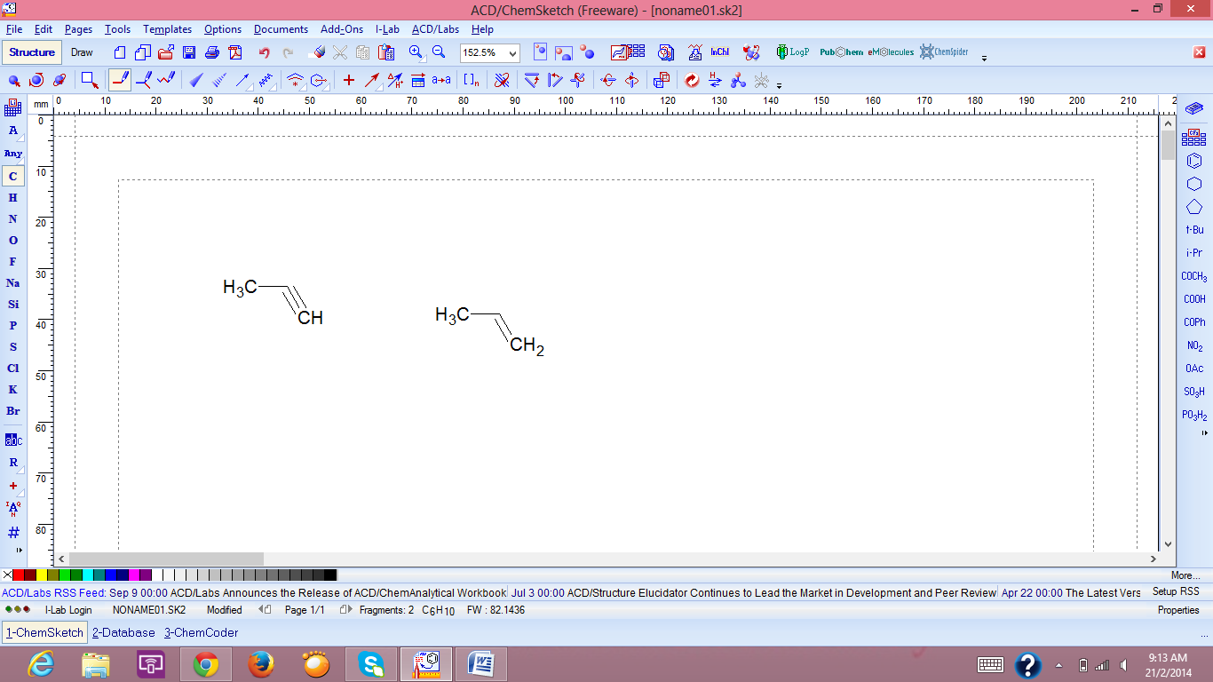 Its About Computer In Science: ChemSketch